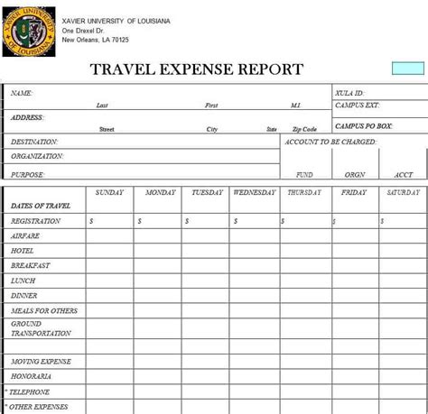 18 Useful Travel Expense Report Templates In WORD EXCEL Excel Format