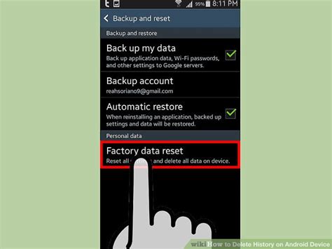 How To Delete History On Android Device With Pictures Wikihow Tech