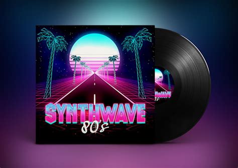 Design Album Cover 80s Retro Synthwave Art Mixtape Cover By Akash Naz