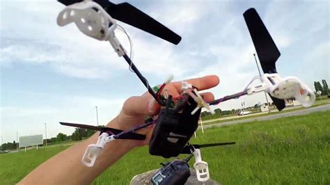 Diy Lightweight Quadcopter Flight Test Youtube