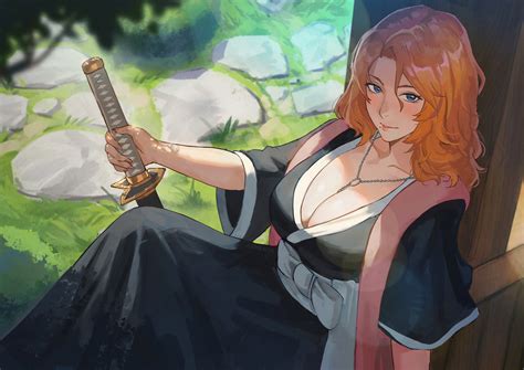 Matsumoto Rangiku Bleach Drawn By Emknov Danbooru
