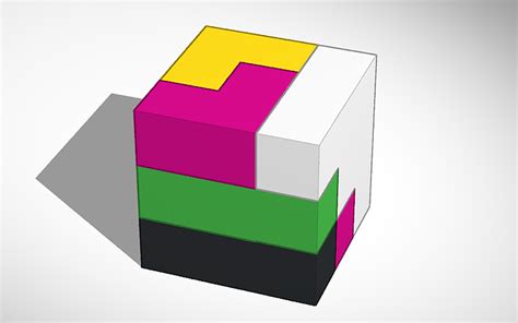 3d Design Puzzle Cube Tinkercad