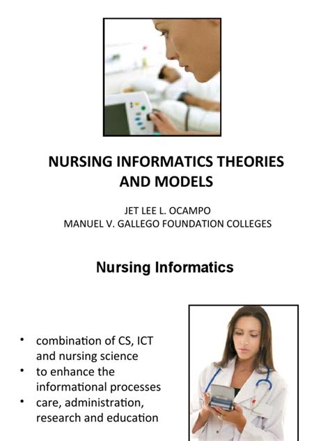 Nursing Informatics Theories And Model Pdf