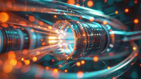 Abstraction Of Data Transmission Using Fiber Optic Cable In Section