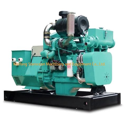 60hz Marine Diesel Generator 200kw Permanent Magnet Generator 12