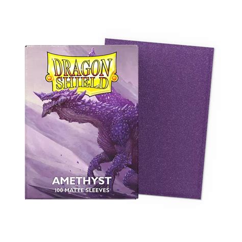 Dragon Shield Matte Sleeves Amethyst X100 Standard Metagaming