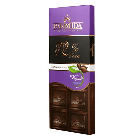 Parmida 72 Cocoa Dark Chocolate Bars 80g Nazar Jans Supermarket