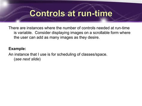 Advanced Vb Object Oriented Programming Controls Ppt