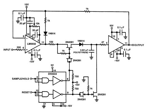 High Speed Peak Detector With Hold And Reset Controls Measuring And Test Circuit Circuit