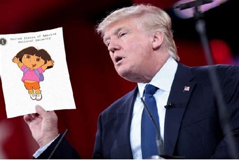 Donald Trump And Dora Blank Template Imgflip