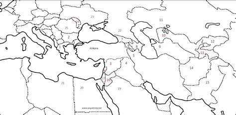 Türkiye Coğrafi Bölgeler Haritası Dilsiz Görsel Pdf Sosyal Bilgiler