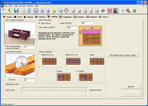 Cutting Sheet Metal Optimization