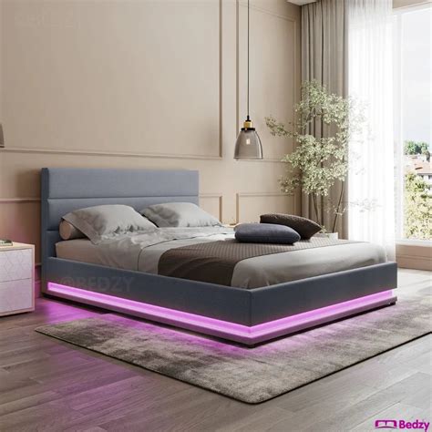 Led Beds Australia Led Bed Frames With Storage Usb And Rgb Lights