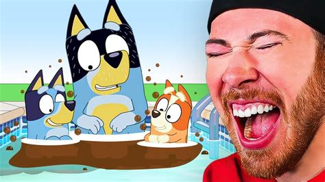 Bluey Try Not To Laugh Challenge Funniest Moments Youtube