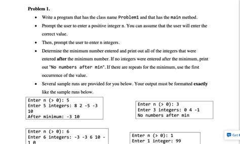Solved Problem 1 Write A Program That Has The Class Name