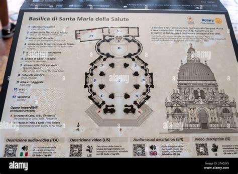 Floor Plan Of The Baroque Designed Basilica Di Santa Maria Della Salute