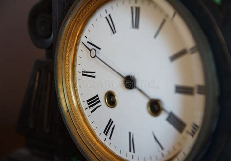Analog Clock Stock Photo Image Of Indoor Retro Hand