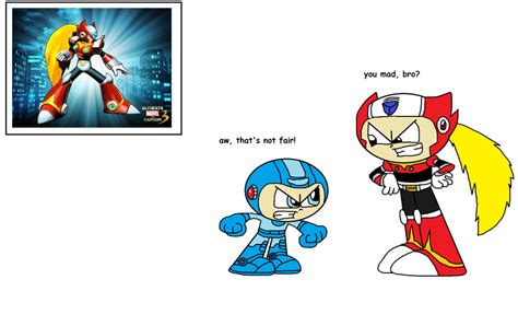 Mega Man Disagrees On Zeros Appearance On Mvc 3 By Trc Tooniversity On