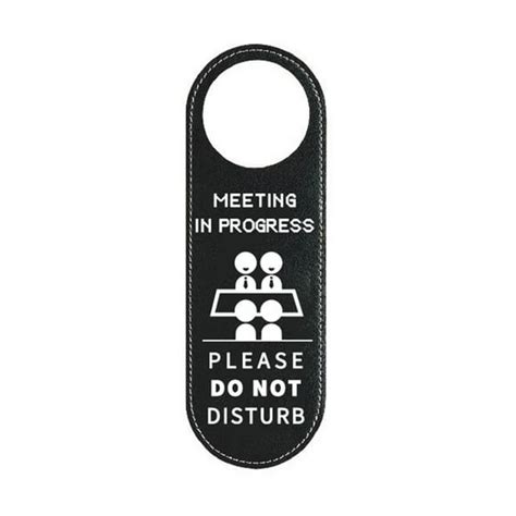 Meeting Progress Door Sign