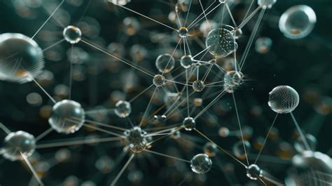 Premium Photo A Network Of Interconnected Spheres Spinning In A Hypnotic Pattern Ai Generated