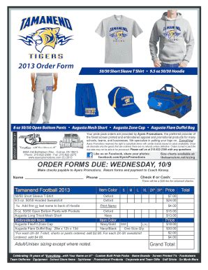 Fillable Online Cbsd Tamanend FB Pride Pack Order Form Cbsd Fax