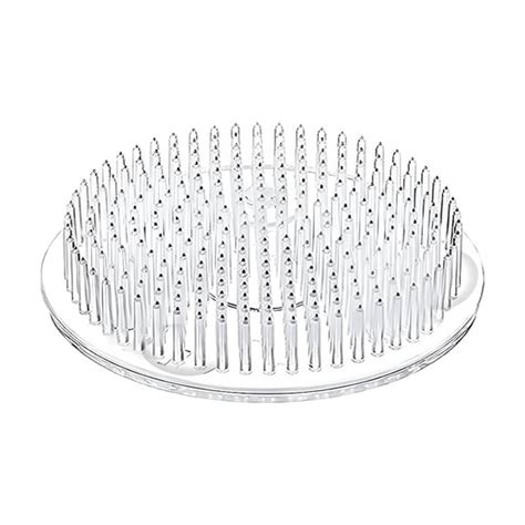Auhomi Flower Frog Clear Plastic Pin Frog Flower Arrangement Holder