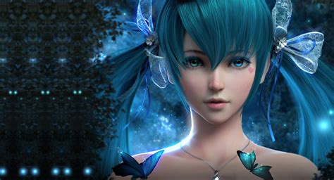 Blue Hair Anime Girl Wallpaperhd Anime Wallpapers4k Wallpapersimages