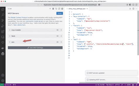 Install Mcp Server With Vs Code Extension Cline For Ai Driven Aws