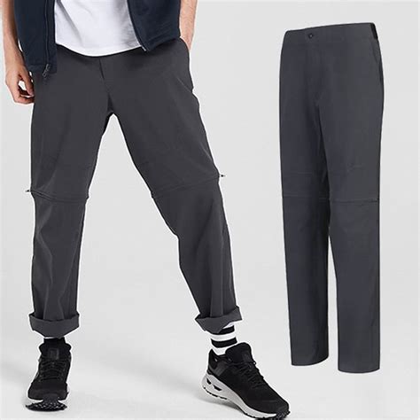 The North Face 男新款 機能防潑透氣二截式長褲可變短褲灰 N 下著 Yahoo奇摩購物中心
