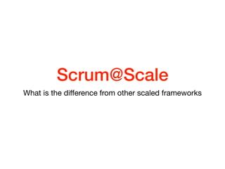 Scrum Scale PPT