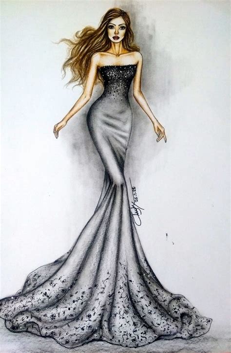 Fashion Illustration Sketch Fashion Illustration Sketches Dresses
