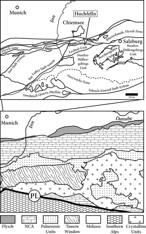 Overview Of Tectonic Units Of The Nca With The Situation Of The