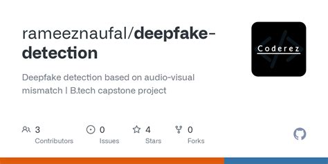Github Rameeznaufal Deepfake Detection Deepfake Detection Based On Audio Visual Mismatch B