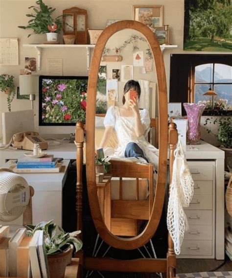 타원형 원목 전신거울 💛 엔틱 디자인 대형 거울 ️ 나무 월넛 화이트 프레임 원룸 자취 전신 거울 인테리어 디자인 꾸미기 데코 거실 에이블리