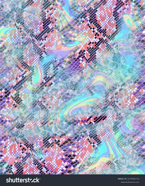 Textile Python Pattern Zebra Pattern Leopard Stock Illustration