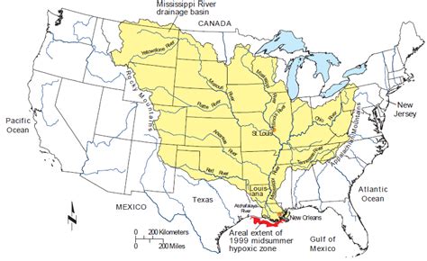 Mississippi River Tributaries Map