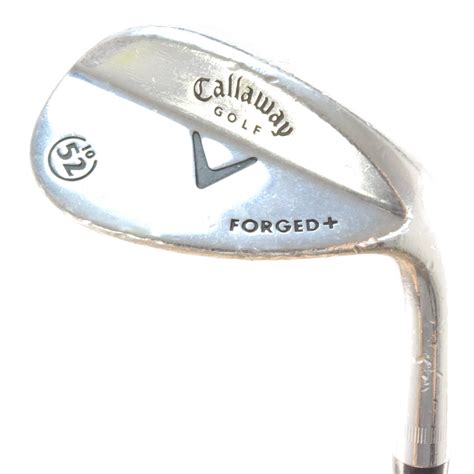 Callaway Forged Chrome Wedge 52 Degrees 5210 Steel Shaft Right