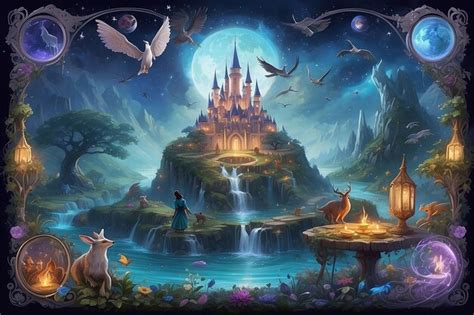 Premium Photo Magical Realms