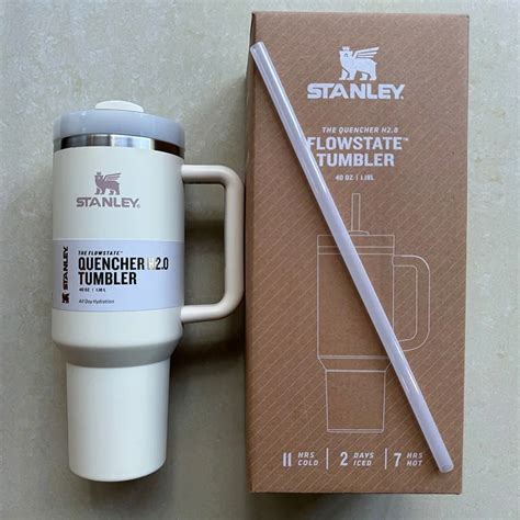 Stanley Cup 40oz Water Bottles Thermos Bottle Drinkware Tumbler Thermal