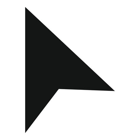 Cursor Trendy Element Icon Simple Black Style 14432172 Vector Art At Vecteezy