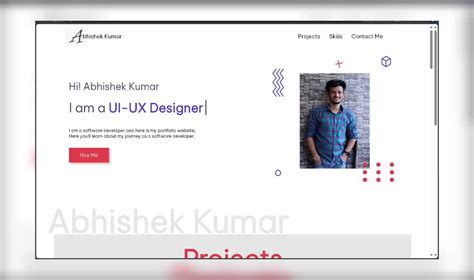 Abhishek Kumar On Linkedin Portfolio Website Html Css