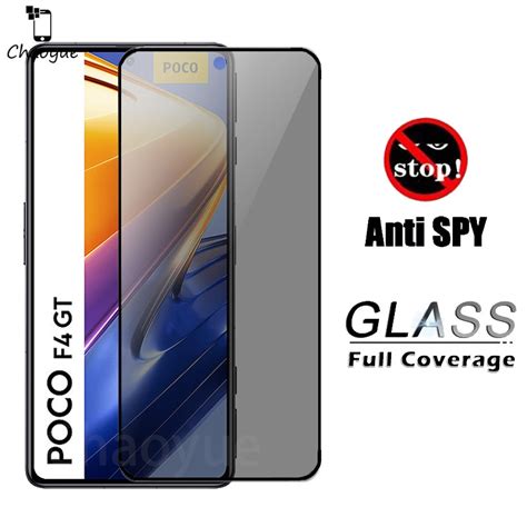 ฟิล์มกระจก เต็มจอ สำหรับ กันมองกันเสือก 9h รุ่น Xiaomi Poco C75 C61 C65 F5 X6 X5 M7 M6 M5 M5s X4