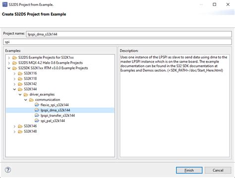 solved s32k144 dma spi processor expert nxp community