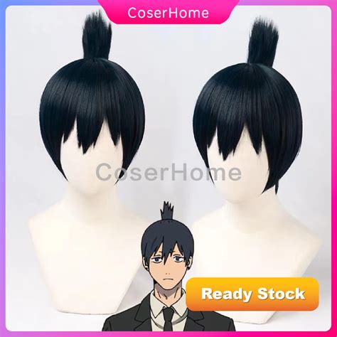 Aki Hayakawa Wig Cosplay Chainsaw Man Costume Accessories Anime Cos