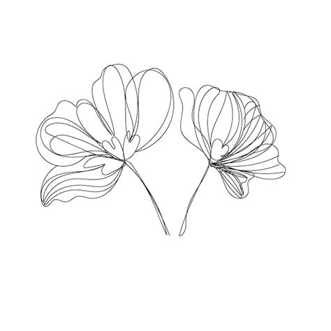 Een Tekening Van Bloemen Met De Woorden Paardenbloem Aan De Onderkant Premium Vector