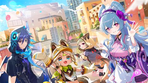 Nima Niru54 Kachina Genshin Impact Ororon Genshin Impact Sayu Genshin Impact