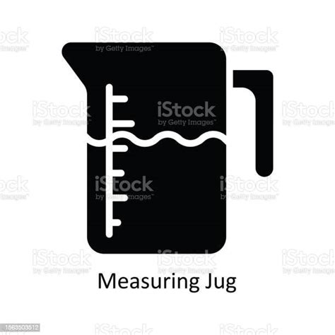 측정 용기 벡터 솔리드 아이콘 디자인 그림입니다 흰색 배경에 부엌과 가정 기호 Eps 10 파일 0명에 대한 스톡 벡터 아트 및 기타 이미지 Istock