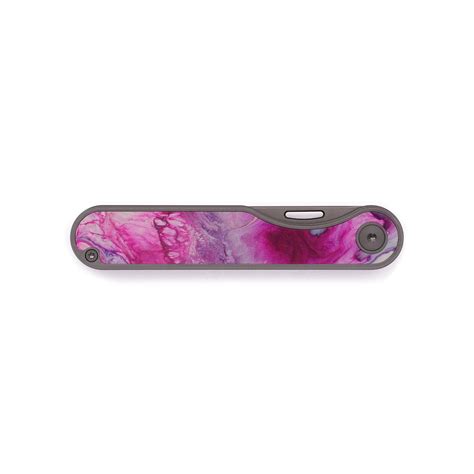 Minimalist Resinart Pocket Knife Justus Watercolor 538423 Carved
