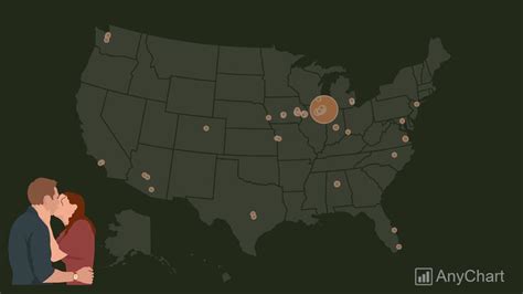 William Dibbern Uses Anychart Js Charts To Visualize Wedding Guest Data