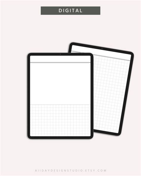 A5 Grid Lined Note Taking Template Babe Note Template Printable